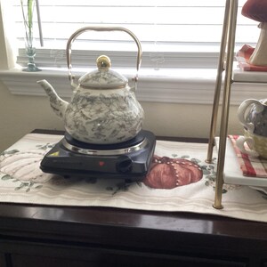 Floral Tea Kettle for Stove Top, Vintage Kettle, Tea Kettle, Kettle ...