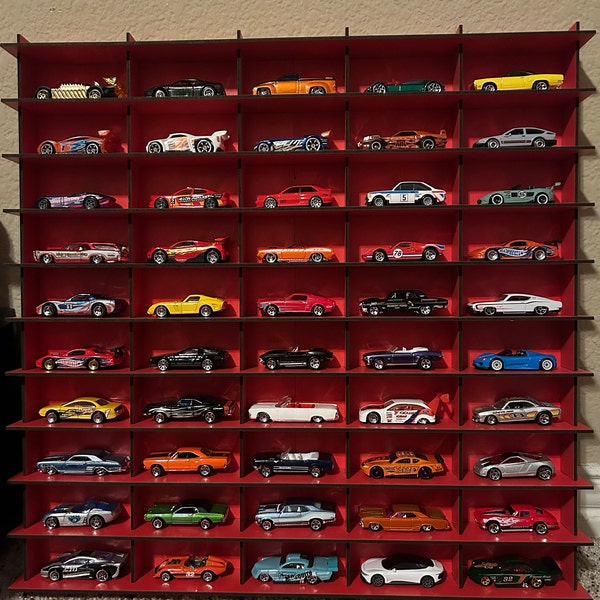 Old Black Toy Car Display Case for 100cars|diecast Car Storage|toy Car ...
