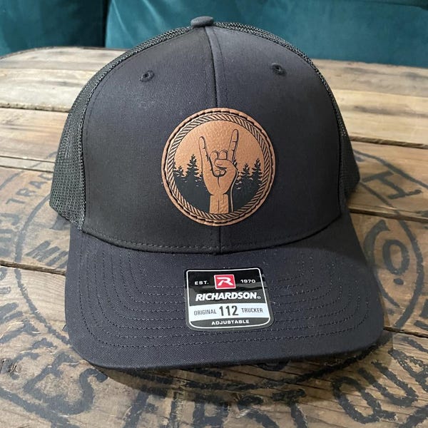 Best Dad Ever Snapback Hat | Father’s Day Cap | Faux Leather Patch Flat ...