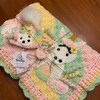 Handmade Crocheted Baby Blanket With Firefighter and Fire Truck Design ...