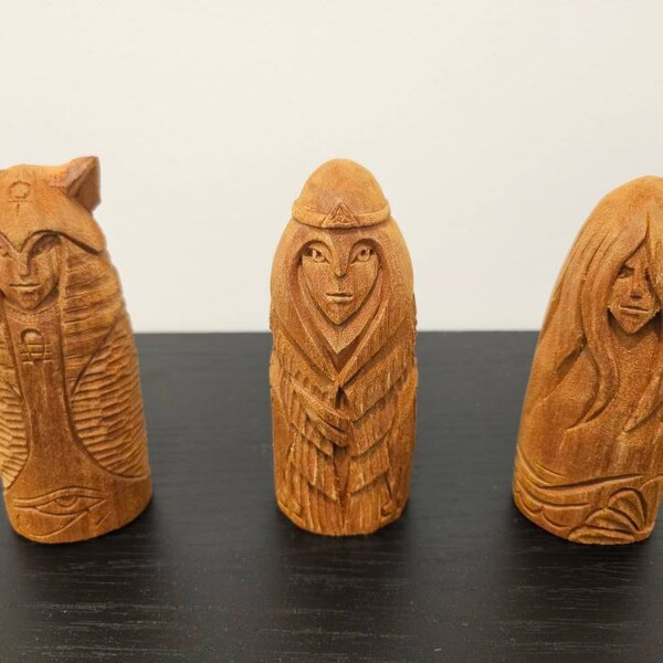 Lilith Statue, Black Lilith Wicca Goddess With Lion, Astaroth Statue ...