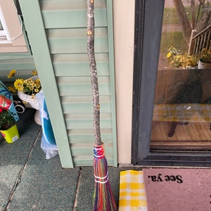 Wizard Broom ADULT SIZE House Colors Broomsticks Magic - Etsy