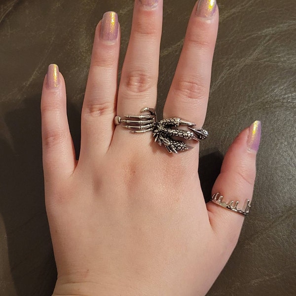 Silver Fish Thin Band Ring, Swimming Fish Band Ring, Fish Ring, Sea ...