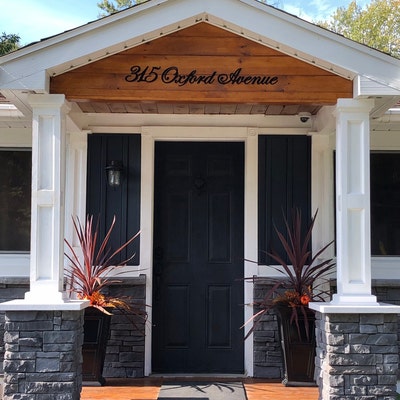 Script Address Sign ,script House Numbers, Custom House Numbers Sign ...