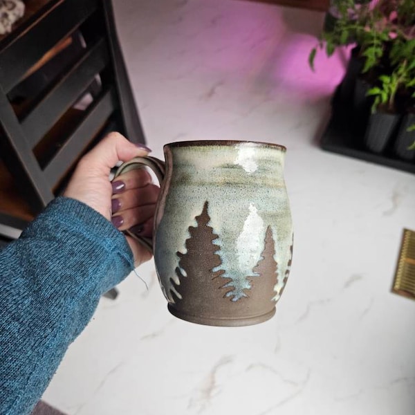 Northern Lights Mug - Made to Order - Etsy