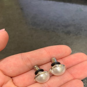 Pearl Ear Gauges 2g 0g 00g 7/16 1/2 9/16 5/8 8mm 10mm 12mm 14mm 16mm ...