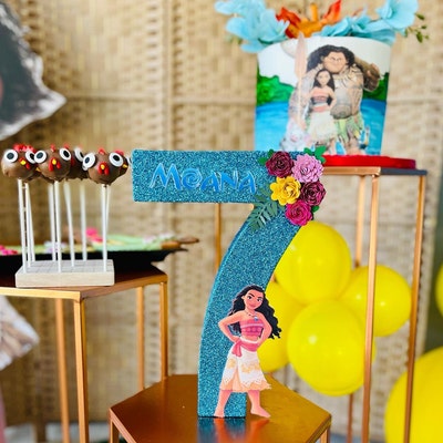 Inspired Moana Personalized Number/letter - Etsy