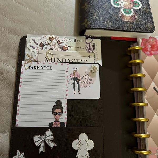 Clear Cover ONLY Made to Fit the planning With K Notebook in Regular TN ...