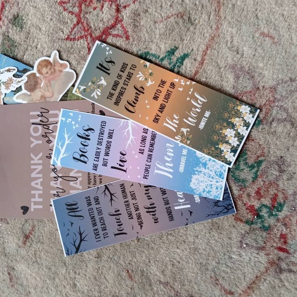 Shatter Me Series Bookmarks - Shatter Me | Ignite Me | Tahereh Mafi ...