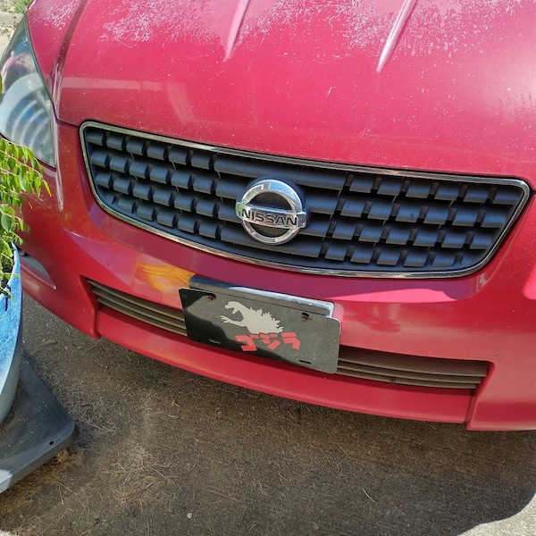Godzilla Custom License Plate Car Tag Novelty Vanity Plate - Etsy