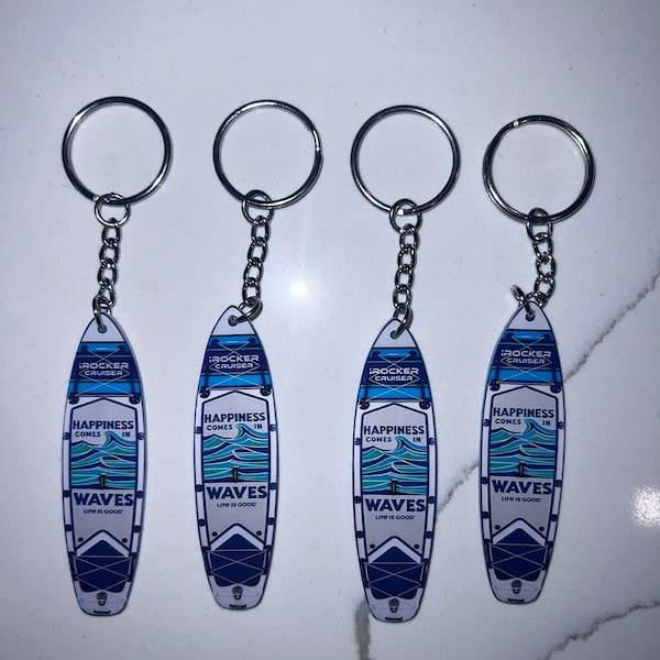Custom Keychain Surf,sup, Paddle, Etc... (we Can Make Any Model on ...