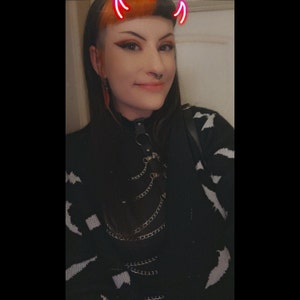 16G Spider Web Septum Ring Black Silver Clicker/cartilage/helix Earring ...