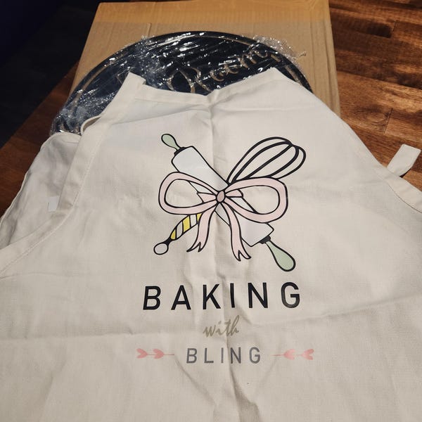 Custom Baking Apron, Personalized Chef Apron With Custom Text, Baking ...