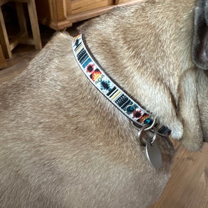 Dog Neck Band With Name. Custom Pet Id. Engraved Dog Collar. - Etsy