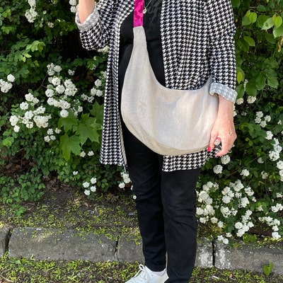 Crescent Bag Sewing Pattern, Oversized Hobo Bag, Crossbody Bag ...