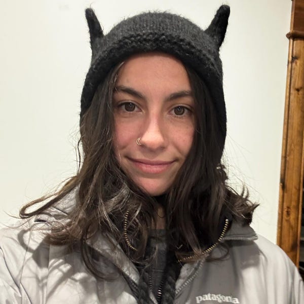 Devil Bonnet Red Knit Cat Bonnet Cat Ears Hat Mohair Knit Adult Bonnet ...