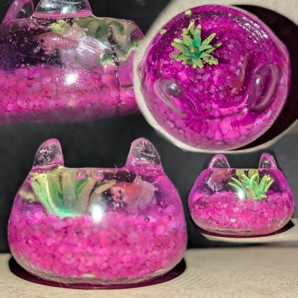 Miniverse Make It Mini Lifestyles PINK BETTA FISH - Etsy