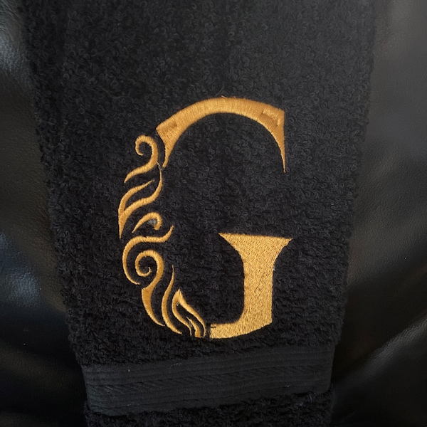 Embroidered Monogram Letter G, Embroidery Font Design File, Machine ...