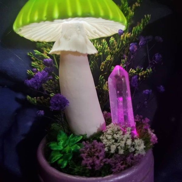 Mushroom, Mushroom Lamp, Mushroom Light, Glowing Fungi, Glowing ...