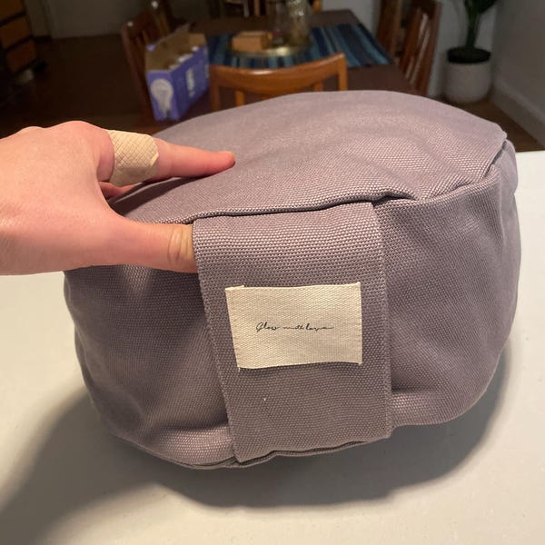 Cotton Meditation Cushion Cover With Zipper, Floor Cushion Cover Set ...