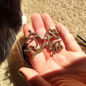 The Witch's Talon Garnet With Bronze or Sterling Silver | Etsy