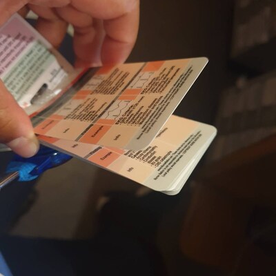 Nurse Nation 30 Vertical Badge Reference Cards Set Nursing, Lab Values ...