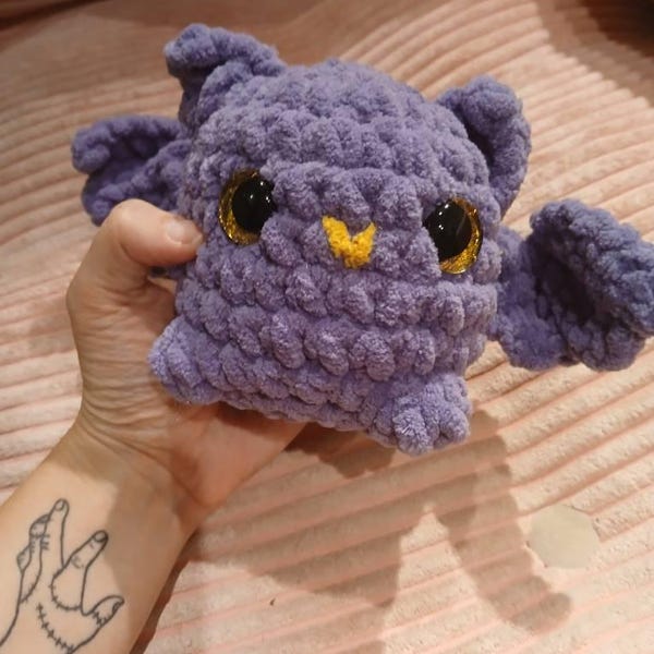 Candy Corn Bat Crochet Pattern Modification, Amigurumi Instructions ...