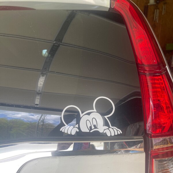 Mickey Mouse Vinyl Decal Car Window, Mirror, Bumper, Laptop, Yeti ...