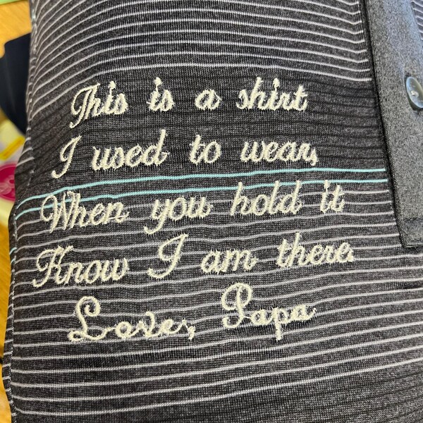 Memorial Embroidery Design, Memory Dad Embroidery Design, Pillow ...