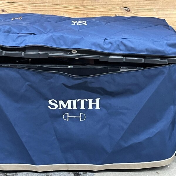 Canvas Rolling Tack Trunk Cover - Etsy