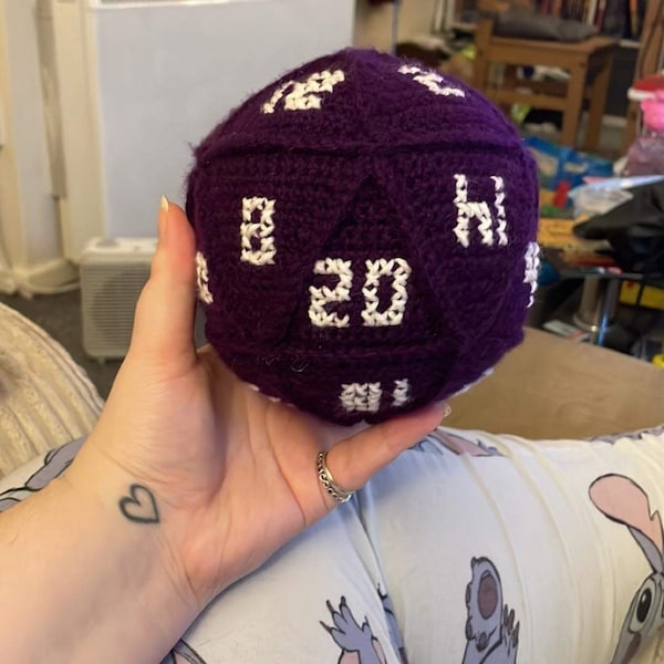 D20 (20-sided Die) Crochet PATTERN - US Terms - Etsy