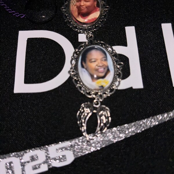 Custom Graduation Tassel With Memorial Photo Charm - Personalized Angel ...