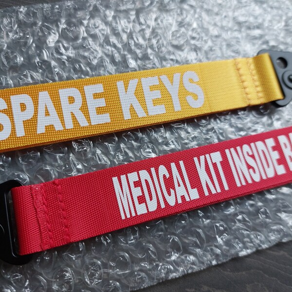 Personalised Key Ring / Key Chain / Running Strap / Bag Tag / Key Wrist ...