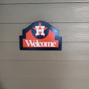 Atlanta Braves WELCOME Wood Sign /Atlanta Braves Decor/Atlanta | Etsy