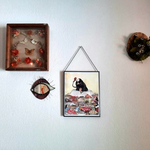 Small 6 Eye Lichen Wreath Labyrinth Movie Gift Idea Creepy | Etsy