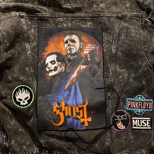 Papa IV Horror, Horror Band Inspired, Handmade Satin Patch - Etsy