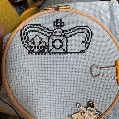 London Bus Cross Stitch Pattern, Vintage British Icon Sewing Design ...