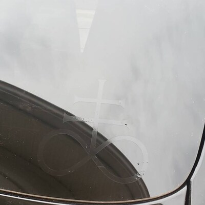 Leviathan Cross Vinyl CAR DECAL Occult Seal of Satan - Etsy
