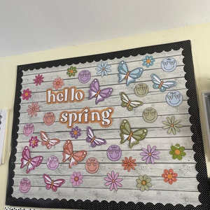 Bee Birthday Display Bulletin Board Bee Eucalyptus - Etsy