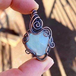 Ocean Orca Agate Palm Stone Polished Orca Agate Palmstone Ocean Blue ...