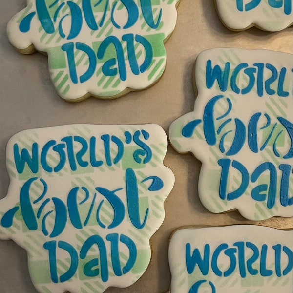 World’s Best Dad Cookie Cutter - Etsy