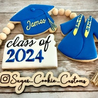 Congrats Grad Hand Lettered Cookie Cutter With or Without Stencil - Etsy