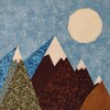 Mountain Sun and Moon Paper Piecing Pattern Etive & Co - Etsy