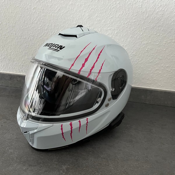 Motorcycle Helmet Sticker | Motorcycle Sticker | Claw Claws Scratches ...