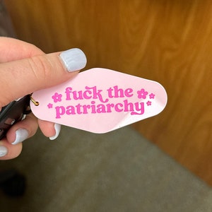 Custom Text Keychain Stocking Stuffer Acrylic Hotel Keychain Retro ...