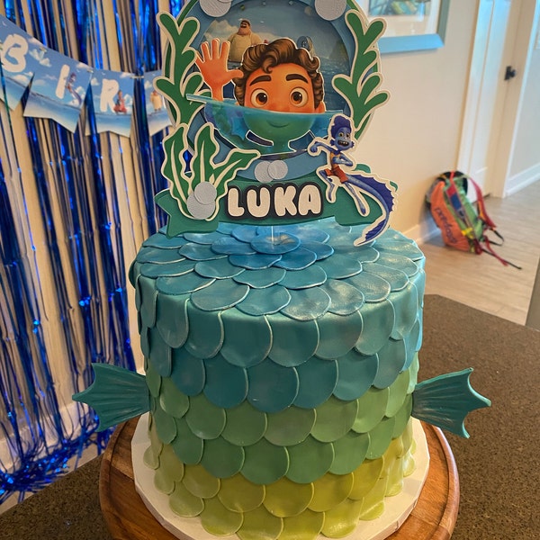 Luca Cake Topper, Luca Birthday Decorations, Luca Party Supplies, Luca ...