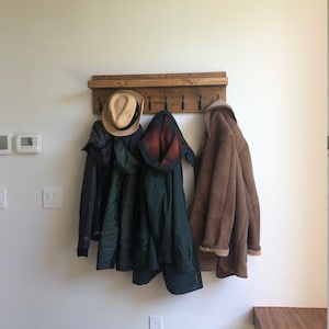 Coat Rack With Shelf the Ed Key Holder Entryway Organizer | Etsy