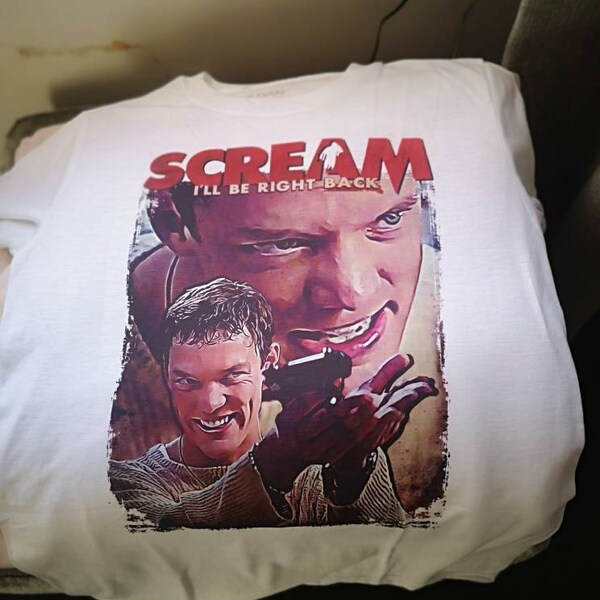 Scream Movie T-shirt. Stu - Matthew Lillard. Men's & Women's All Sizes ...