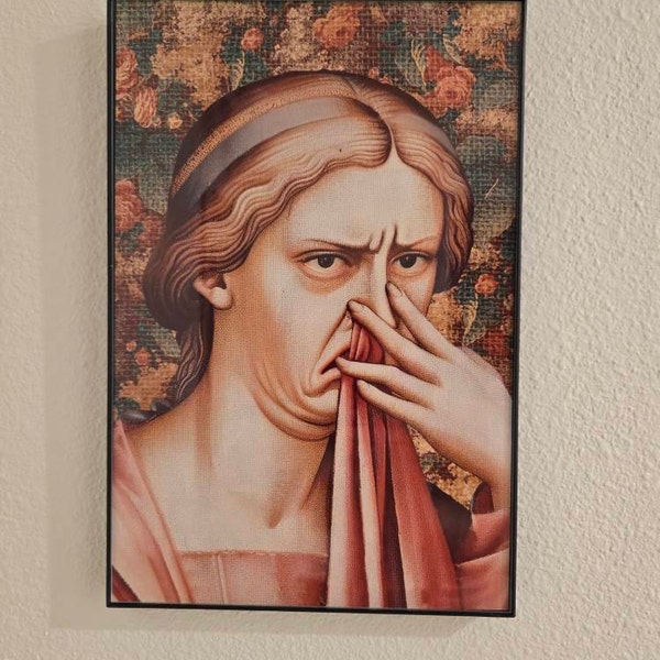 Funny Tudor Queen Bathroom Art Print: Smelly Stinky Farts Toilet Wall ...