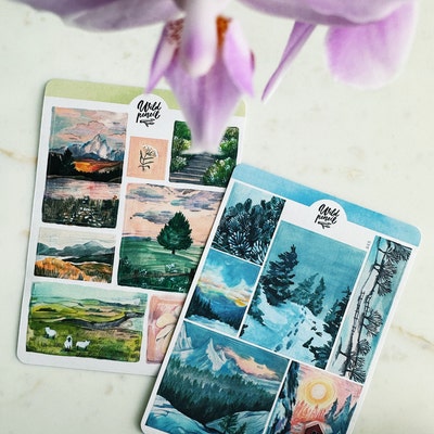 Sticker Sheet Summer in Nature Paper Sticker Sheet, Cute Stickers ...